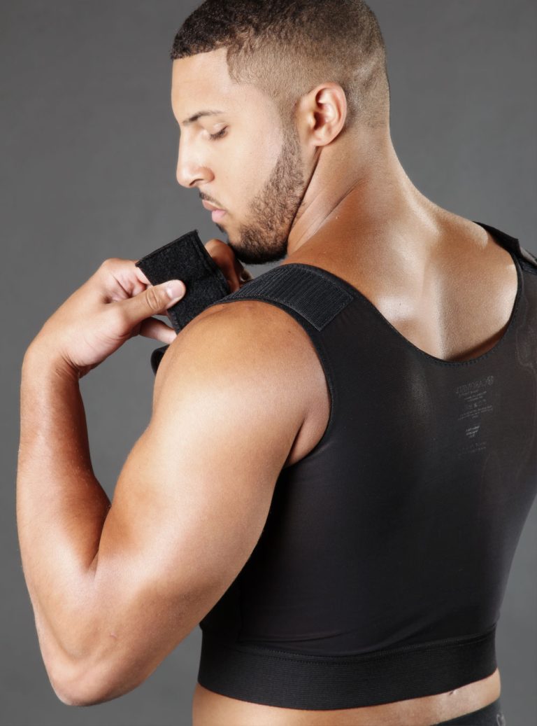 Caromed 2-8003 Male Compression Vest - Post Surgical Garment